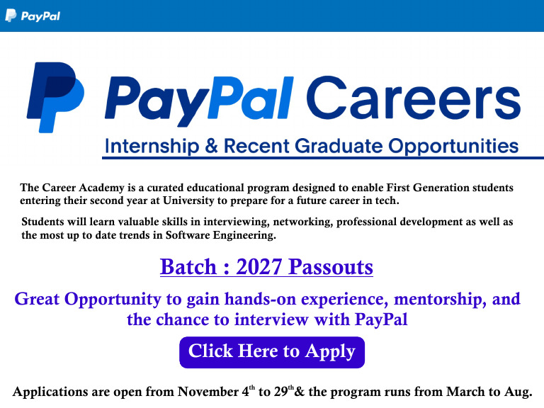 Paypal Internship 11112024 | PDF