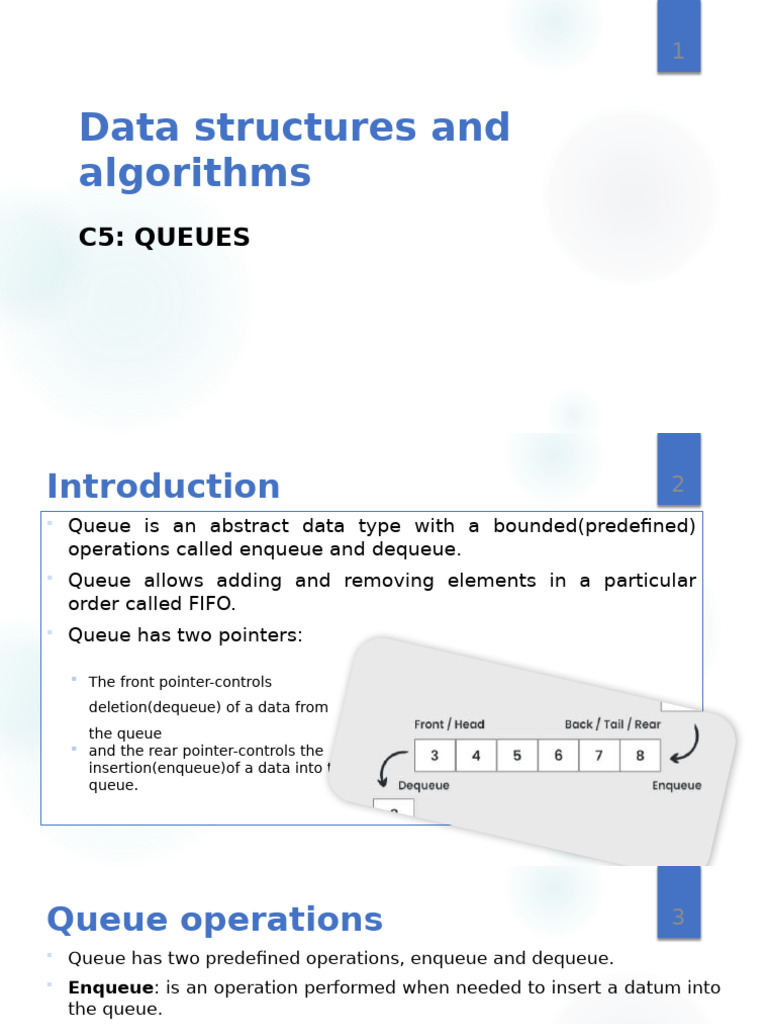 DSA - C5 Hawassa University | PDF | Queue (Abstract Data Type) | Software Engineering