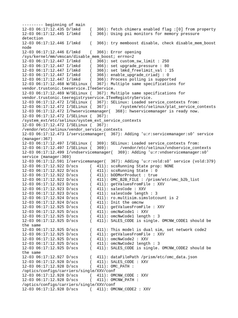 logcat_prev_csc_log | PDF | Software | System Software