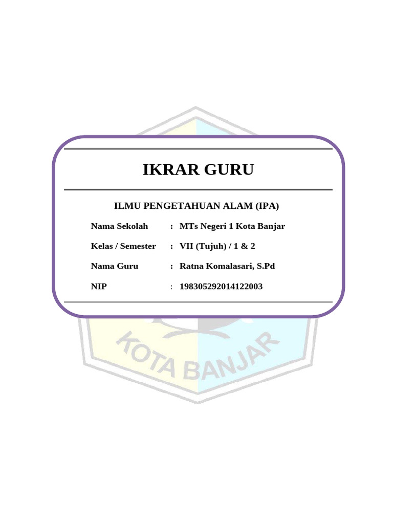 IKRAR GURU | PDF