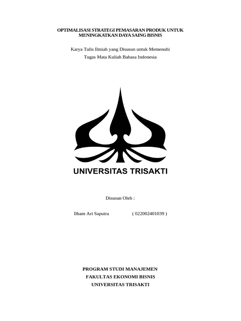 Ilham Ari Saputra_022002401039_Makalah Bahasa Indonesia | PDF