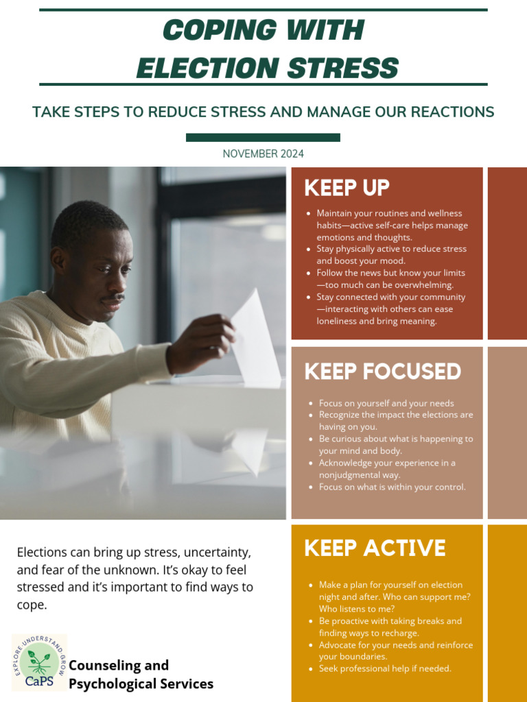 Managing Election Stress Effectively Pdf Stress Biology
