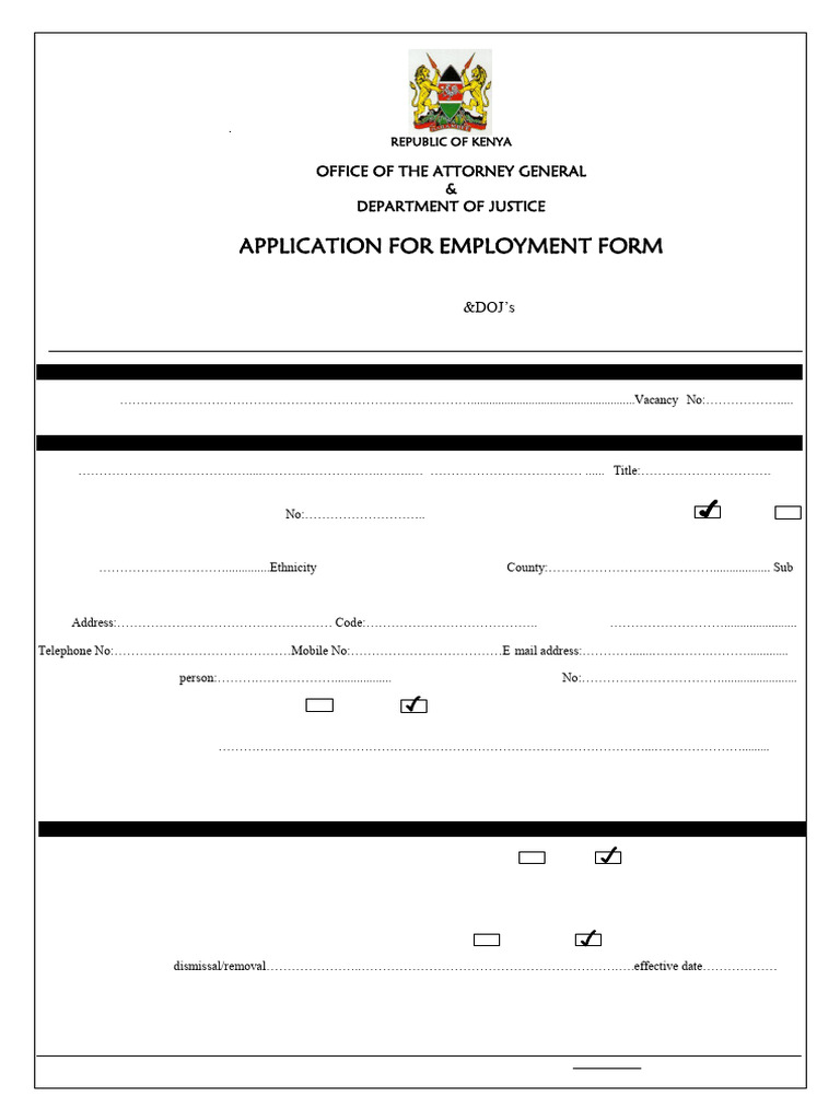 Aog Employment Form 1 | PDF | Bachelor's Degree | Academic Degree