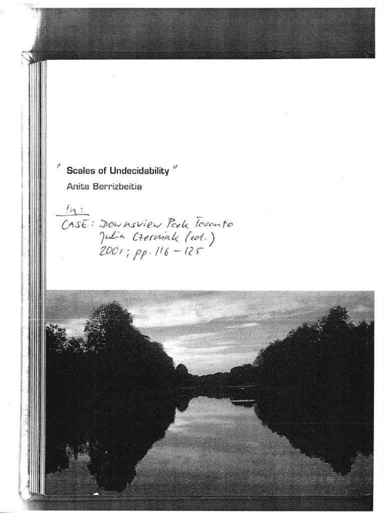 Berrizbeitia Undecidability | PDF