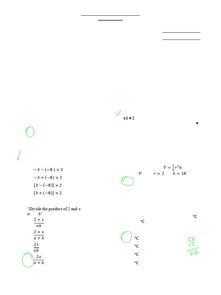 F1 Math ME(23-24) | PDF | Area | Polynomial