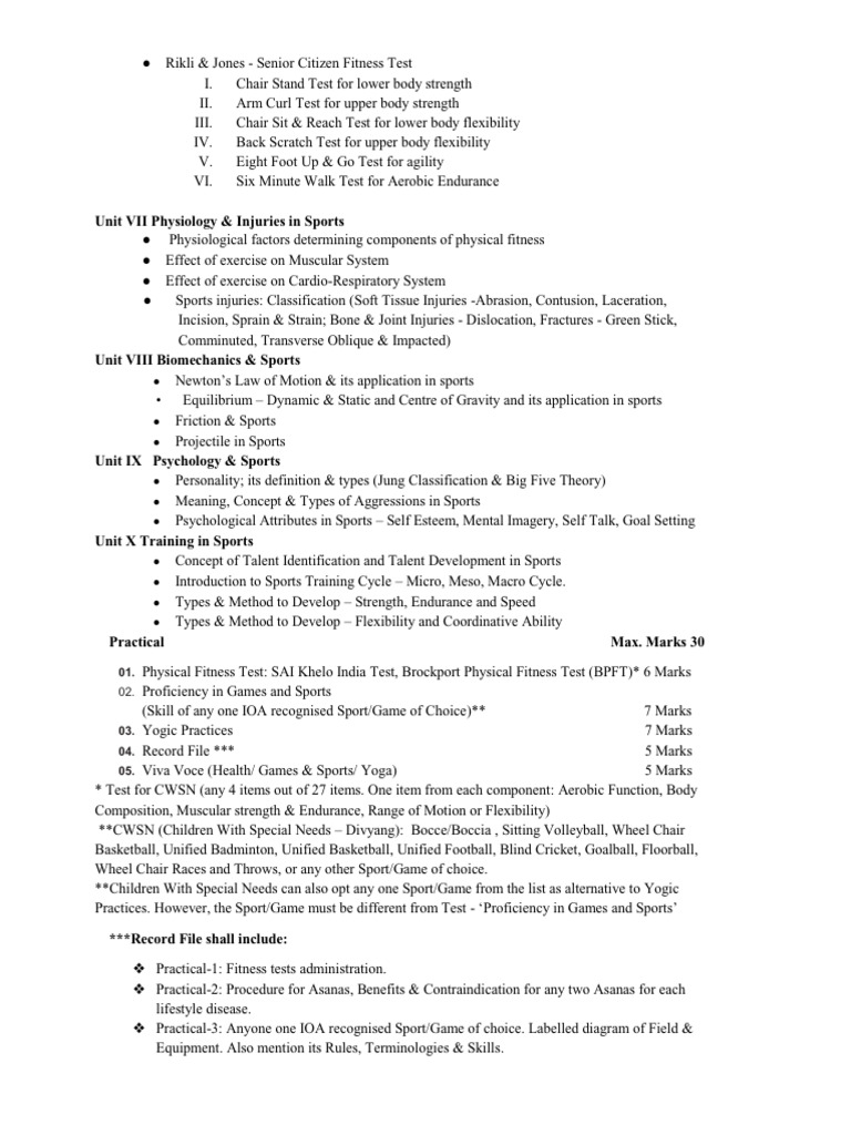 Physical Education Practical | PDF | Flexibility (Anatomy) | Physical ...