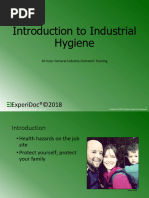 Industrial Hygiene PPT | PDF | Occupational Hygiene | Hazards
