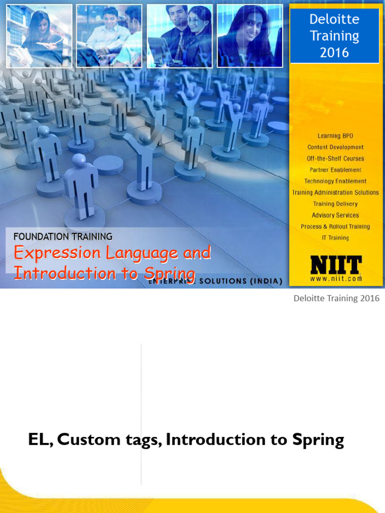 Day 9-EL, RB, Spring Framework, IOC, DI. | PDF | Software Development ...