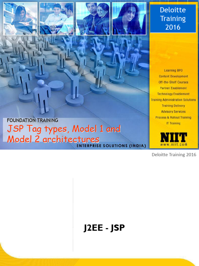 Day 8-JSP, Tag Types, Model 1 & Model 2 Architecture, JSTL | PDF ...