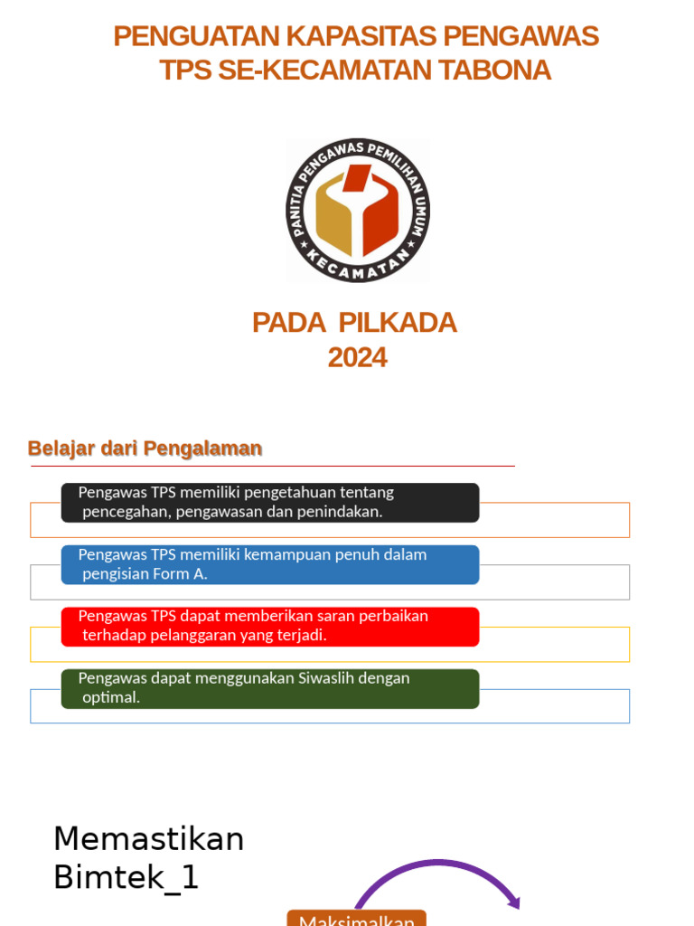 Penguatan Kapasitas Ptps | PDF
