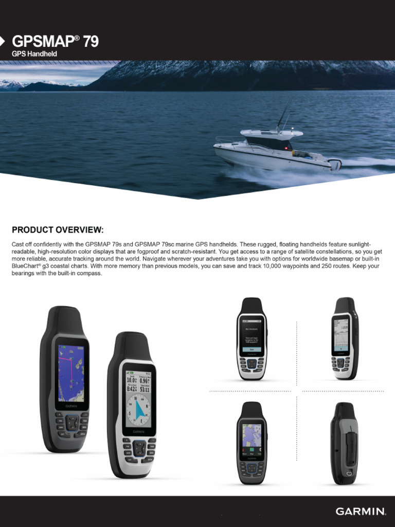 Brosur Garmin 79s and Data Sheet | PDF
