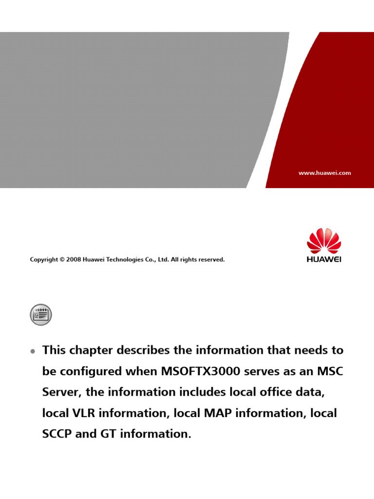 OWG006203 MSOFTX3000 Local Office Data Configuration ISSUE 2.0 | PDF ...