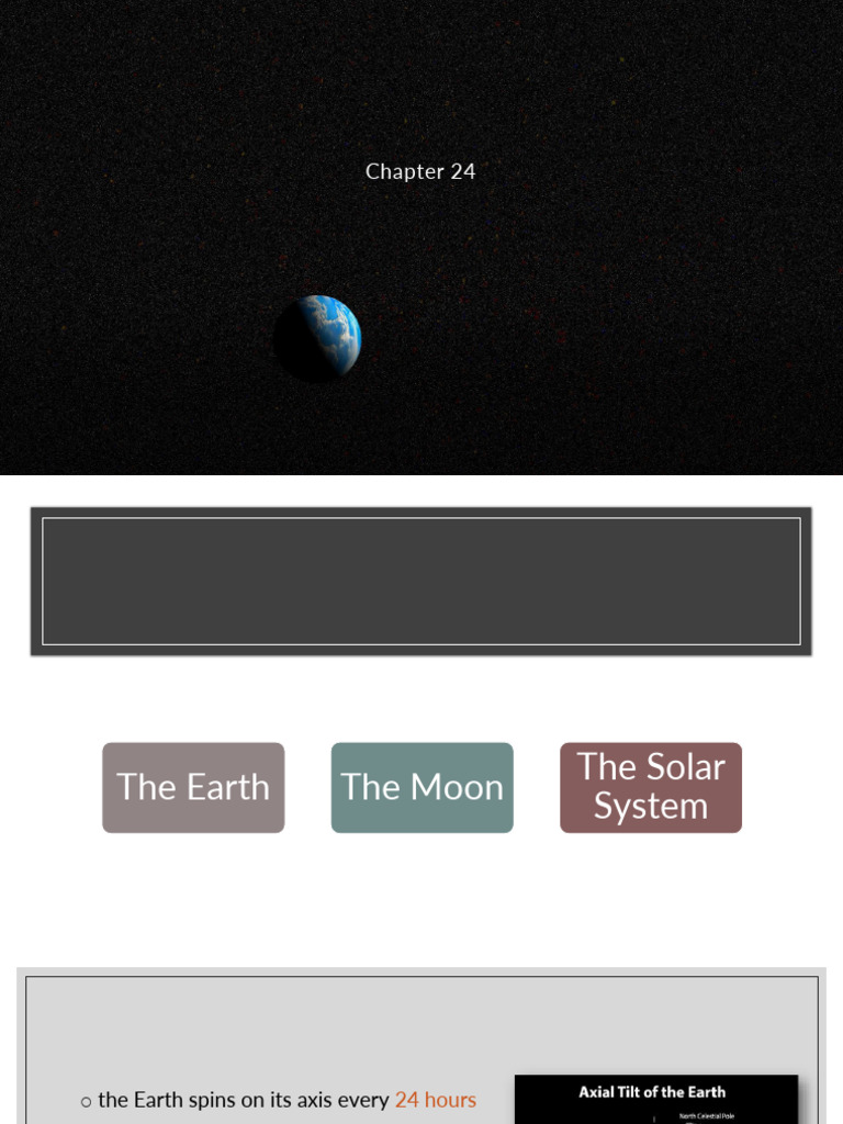 Chapter 24 Earth and The Solar System-RM-2023.3.10 | PDF | Solar System ...