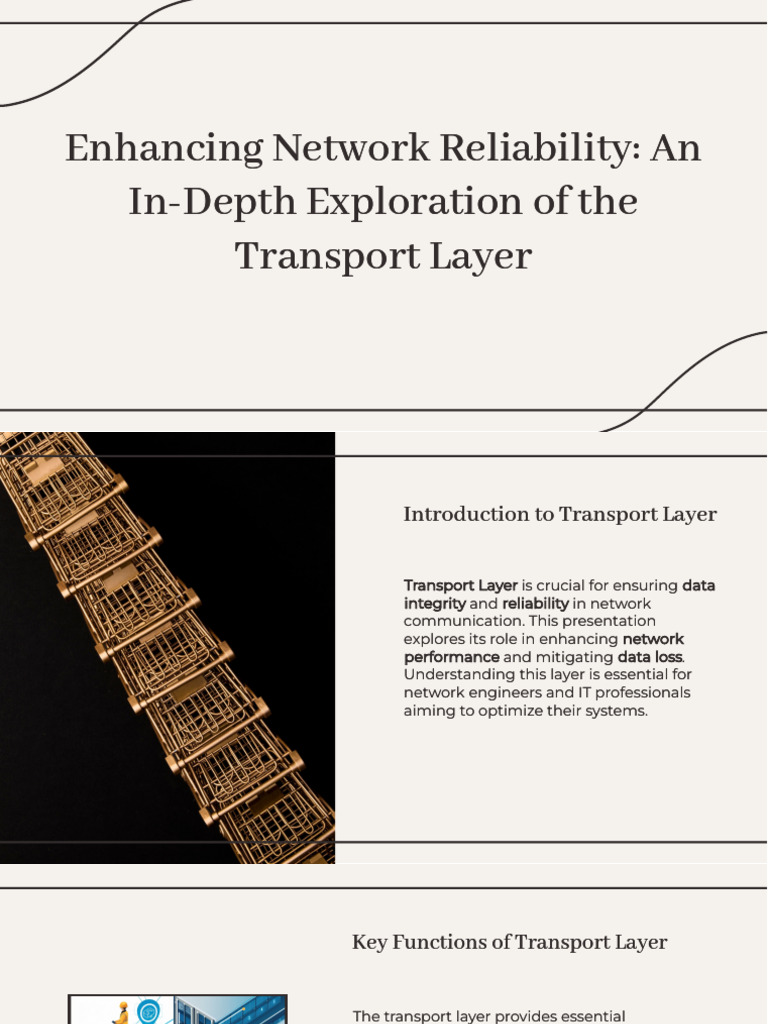 Slidesgo Enhancing Network Reliability An in Depth Exploration of The ...