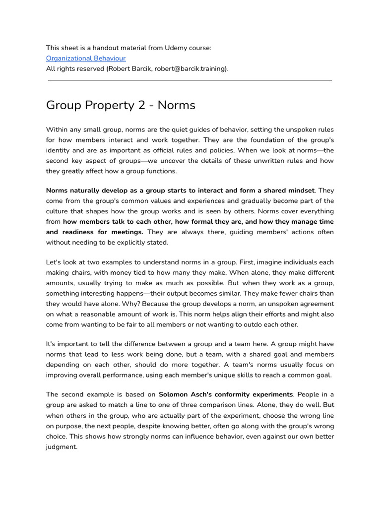 Group+Property+2+-+Norms | PDF | Organizational Behavior | Social ...