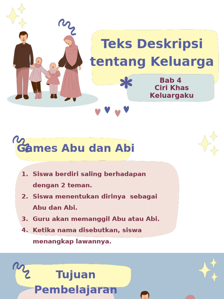 Teks Deskripsi Keluarga Siswa | PDF