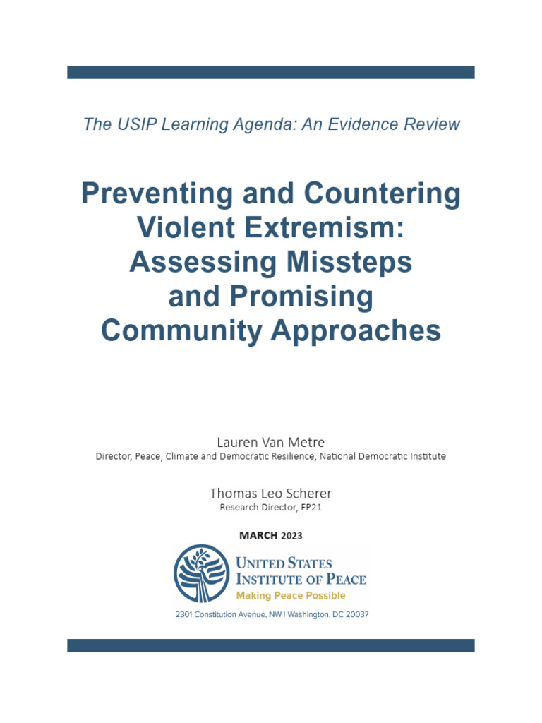 Preventing and Countering Violent Extremism | PDF | Extremism | Psychological Resilience