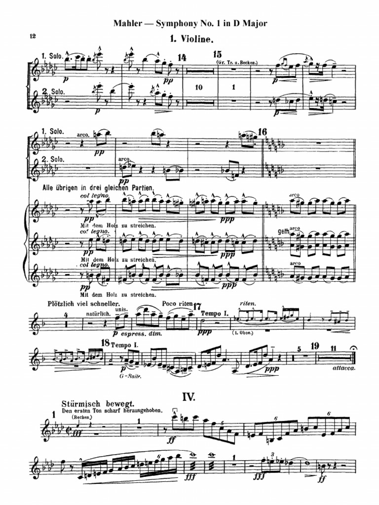 Mahler 1 | PDF