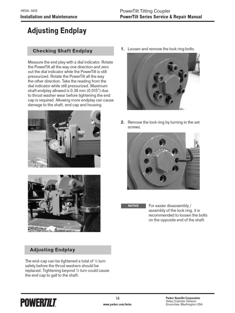 Adjusting Endplay | PDF