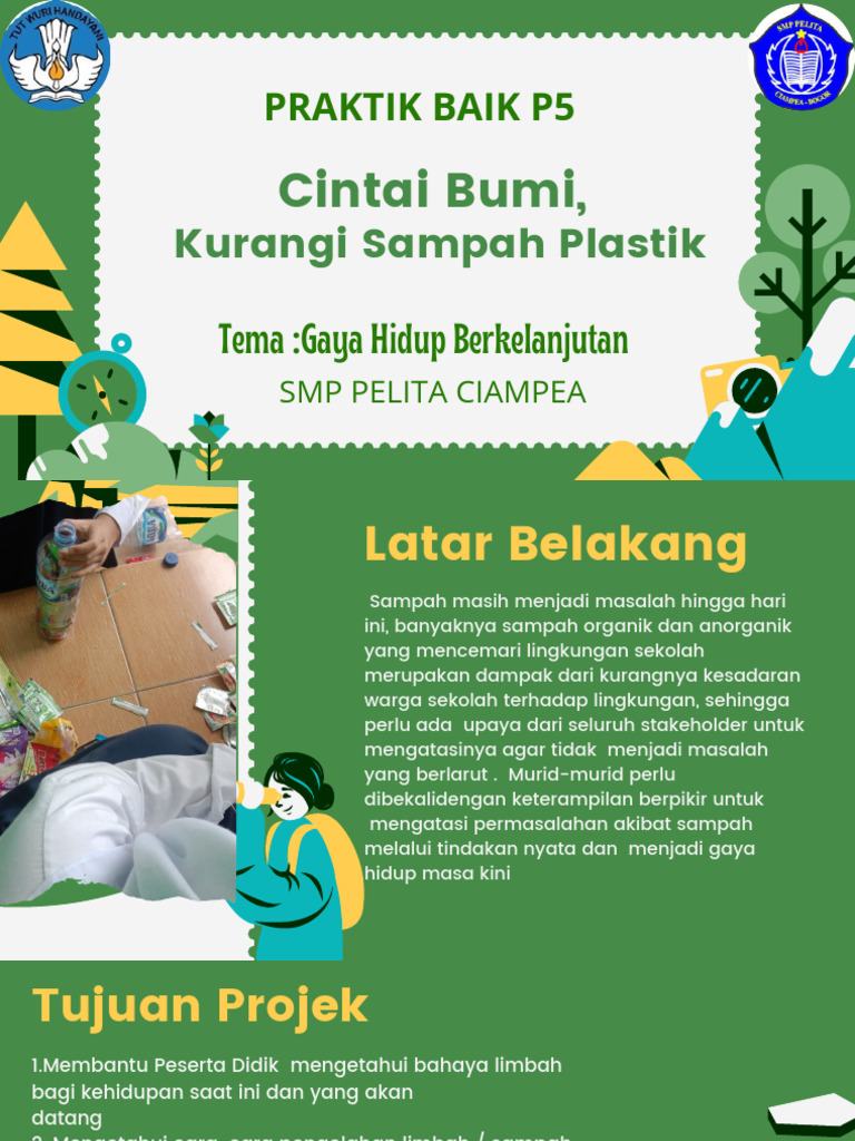 Poster Kurangi Sampah Plastik Kreatif | PDF