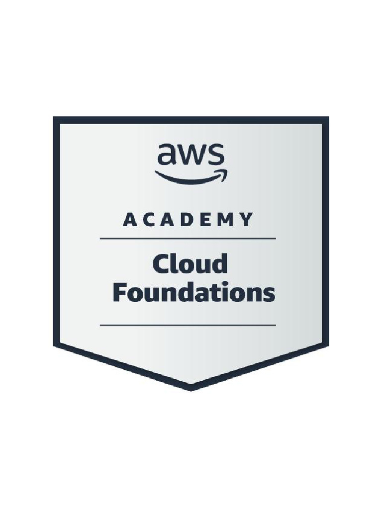 Aws Academy Graduate Aws Academy Cloud Foundations Converted | PDF