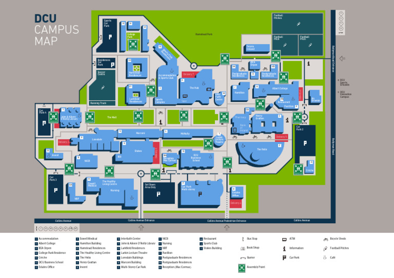 DCU Campus Map Overview | PDF | Transport