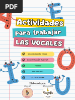 Vocales Mayúsculas y Minúsculas | PDF