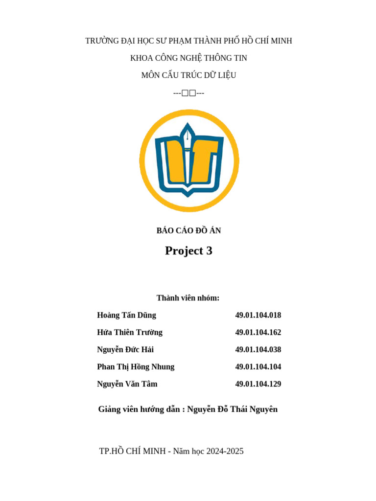 Báo Cáo - Project 3 | PDF