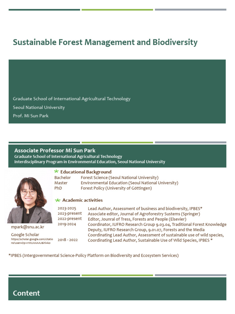Sustainable Forest Management Insights | PDF | Forest Stewardship ...