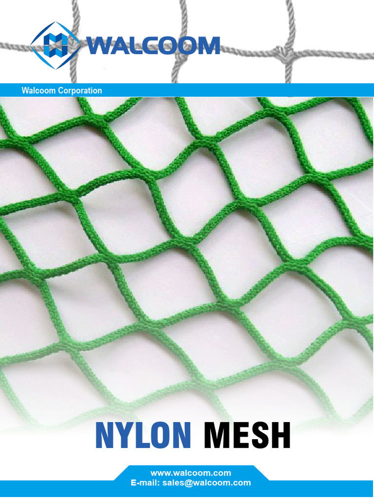 nylon-mesh-catalogue | PDF | Rope | Polyethylene