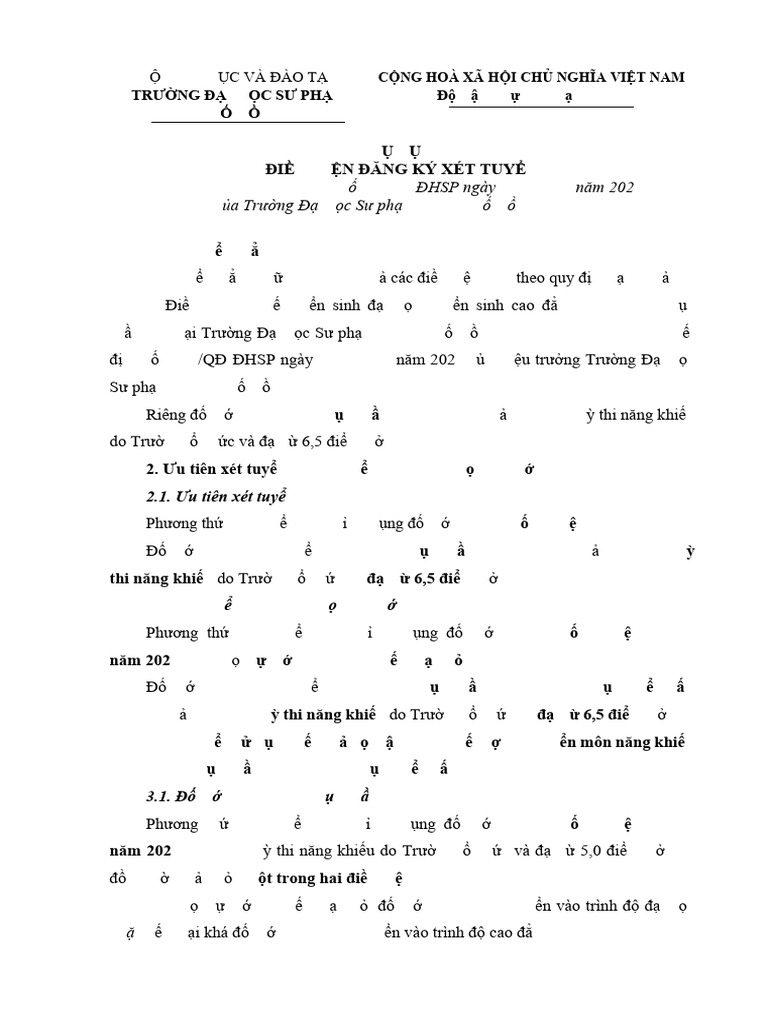 HCMUE TBXettuyen PL2 | PDF