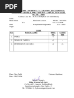Sample Adjournment Application | PDF