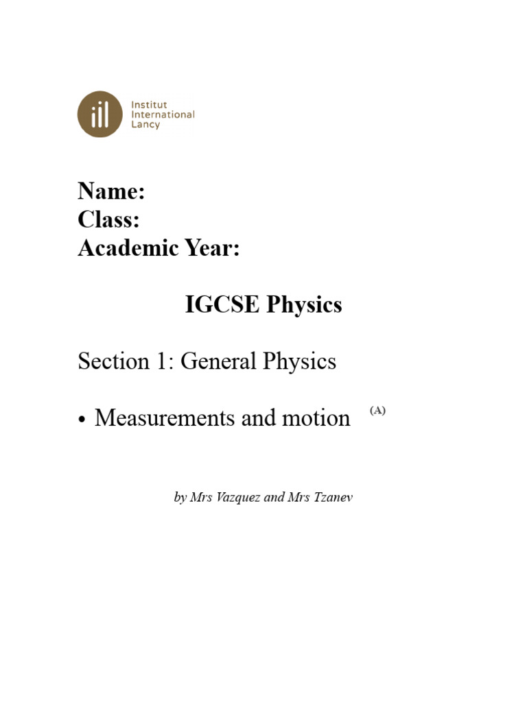 Forces & Motion Practical | PDF | Cartesian Coordinate System ...