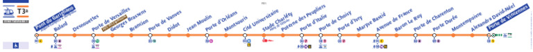Plan de Ligne Tram Ligne T3a.1726479516 | PDF
