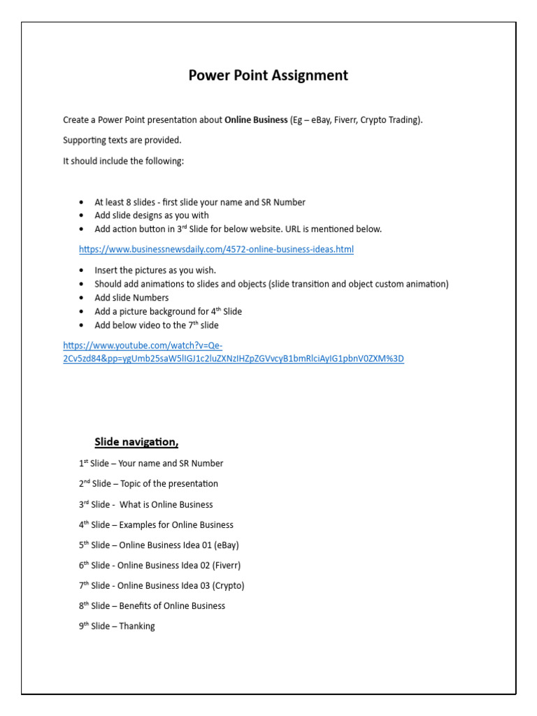 Power Point Assignment 02 (2) | PDF | Business | Economies