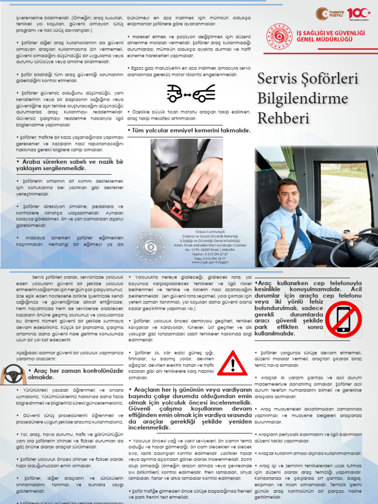 Servis Sofor Brosur | PDF