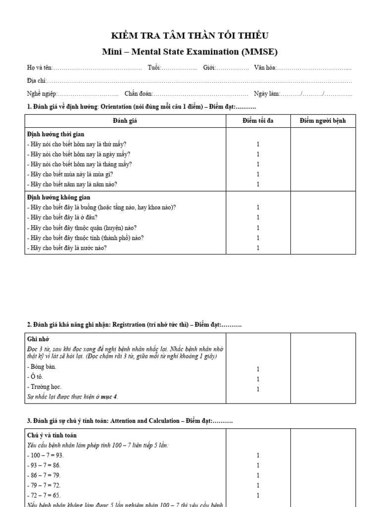 MMSE | PDF