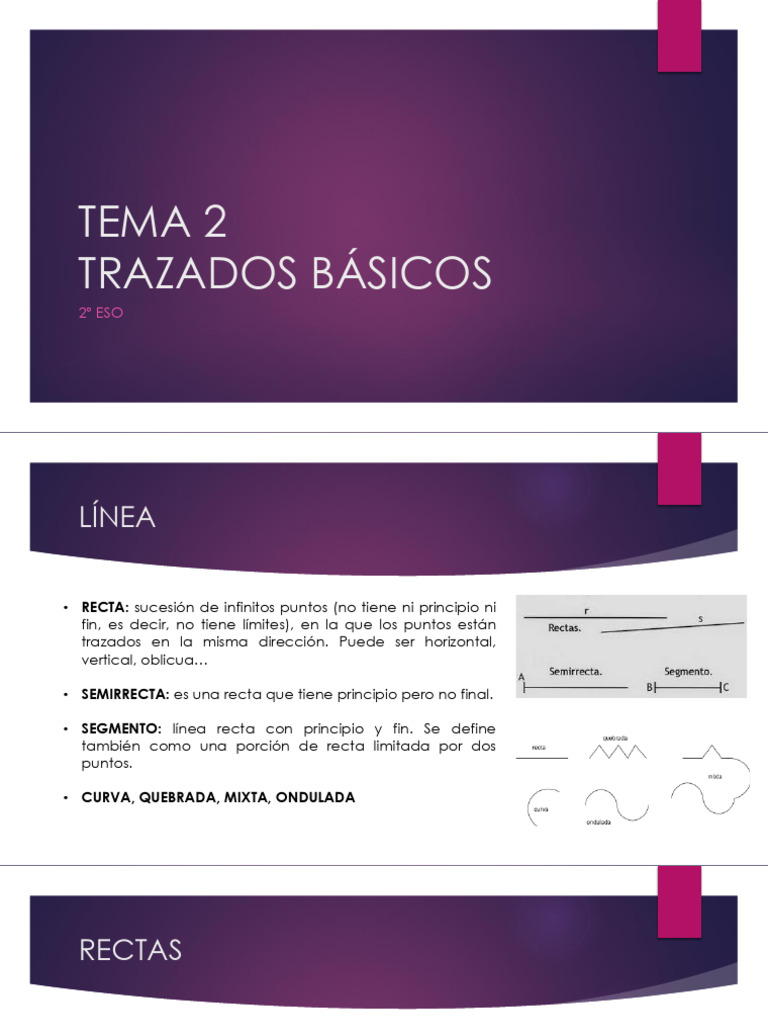 TRAZADOS BÁSICOS POWER (3) | PDF | Ángulo | Triángulo