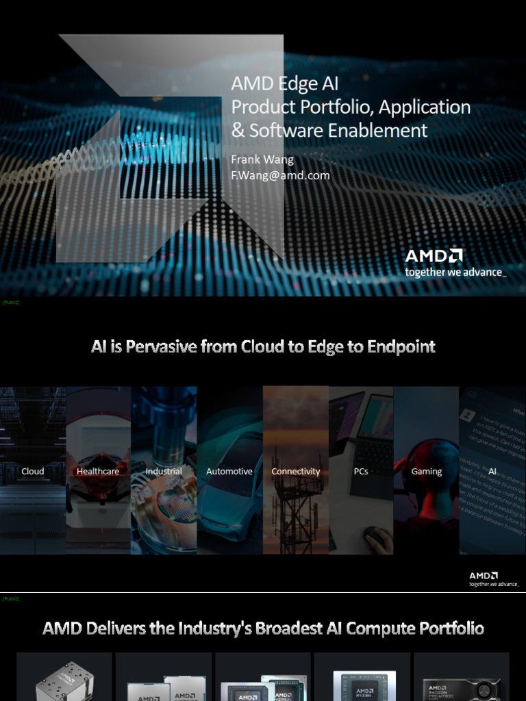 04 AMD Edge AI TechDay - Singapore - 2024 - FrankWang | PDF | Embedded ...