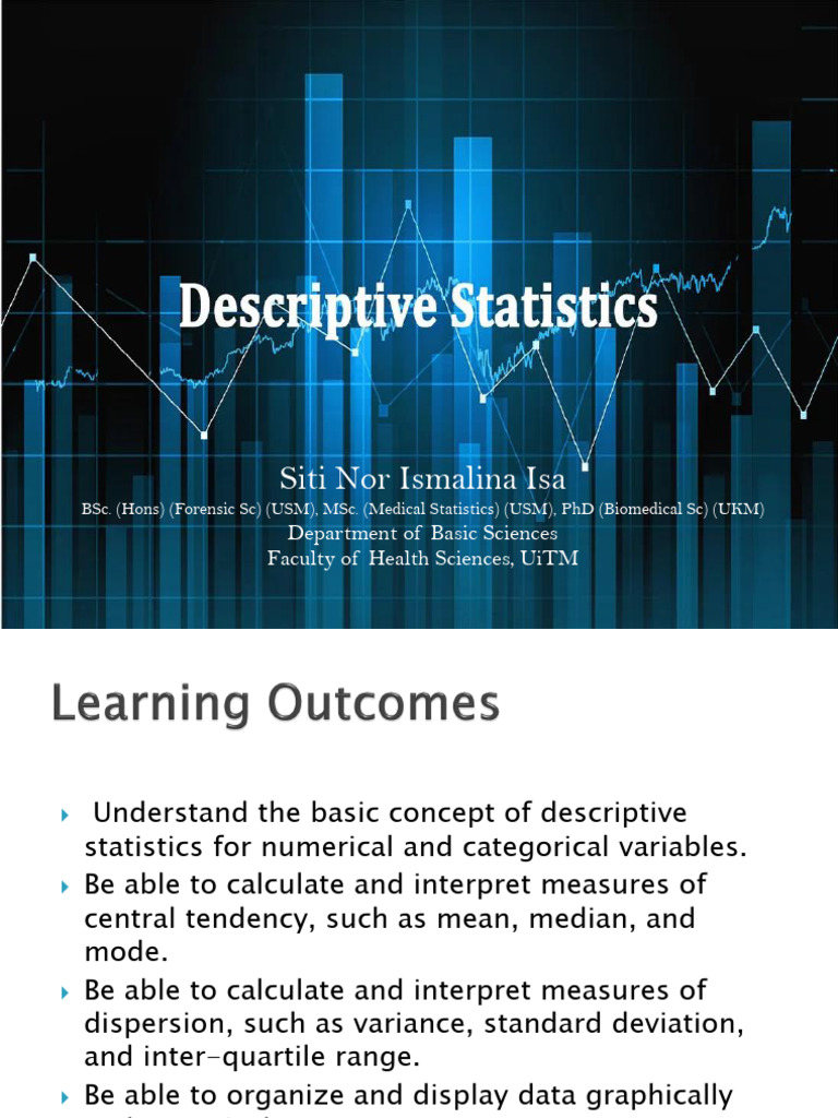 Descriptive Statistics 2024 | PDF | Mode (Statistics) | Median