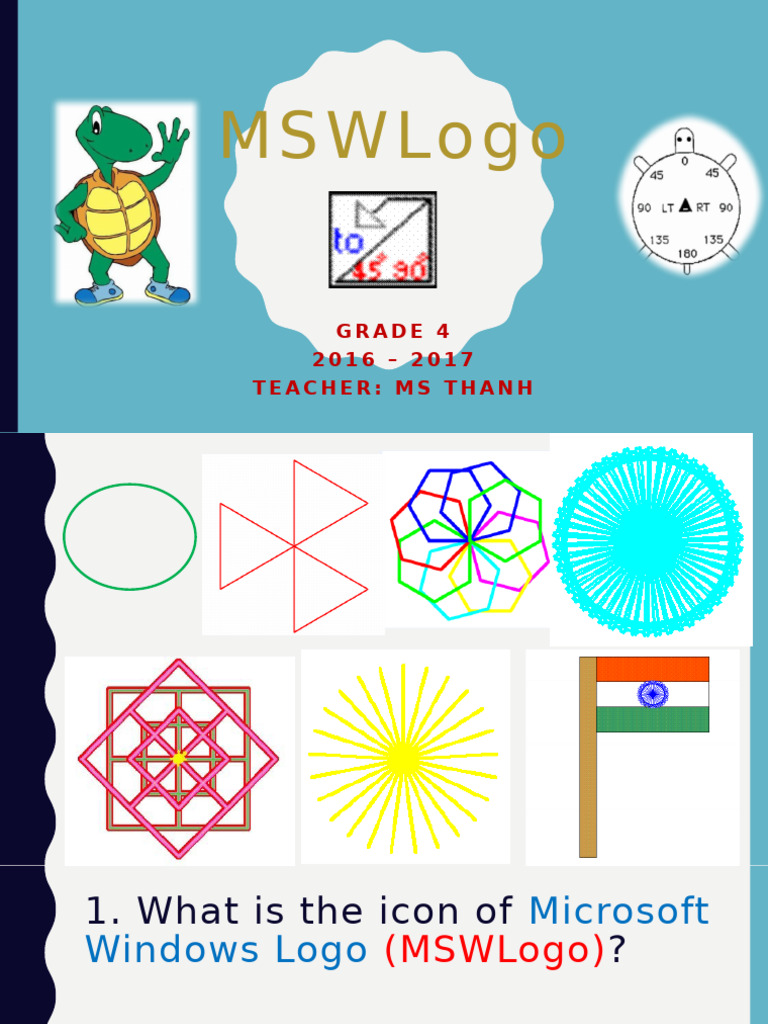 MSWLogo Introduction | PDF | Microsoft Software | Human–Computer Interaction