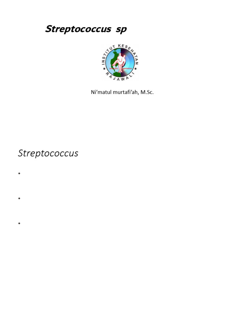 Streptococcus | PDF