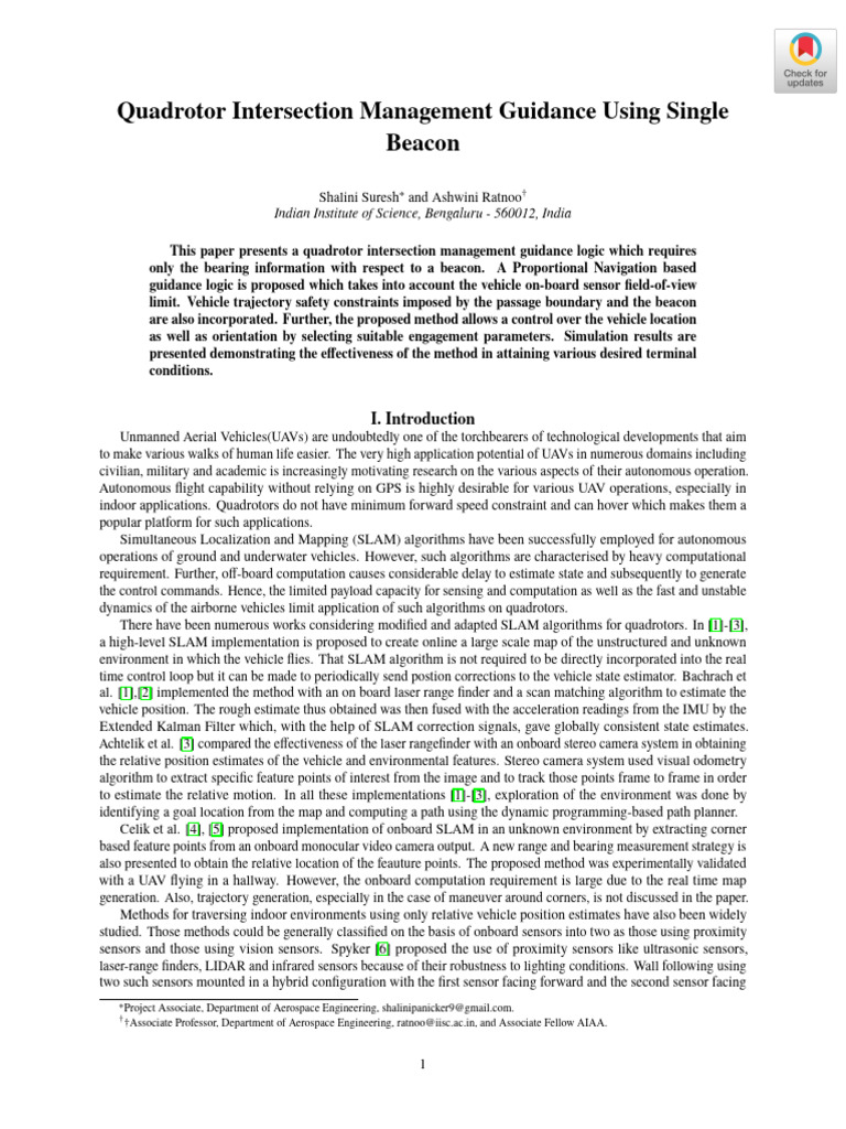 Intersection Management Guidance | PDF | Computer Vision | Unmanned ...