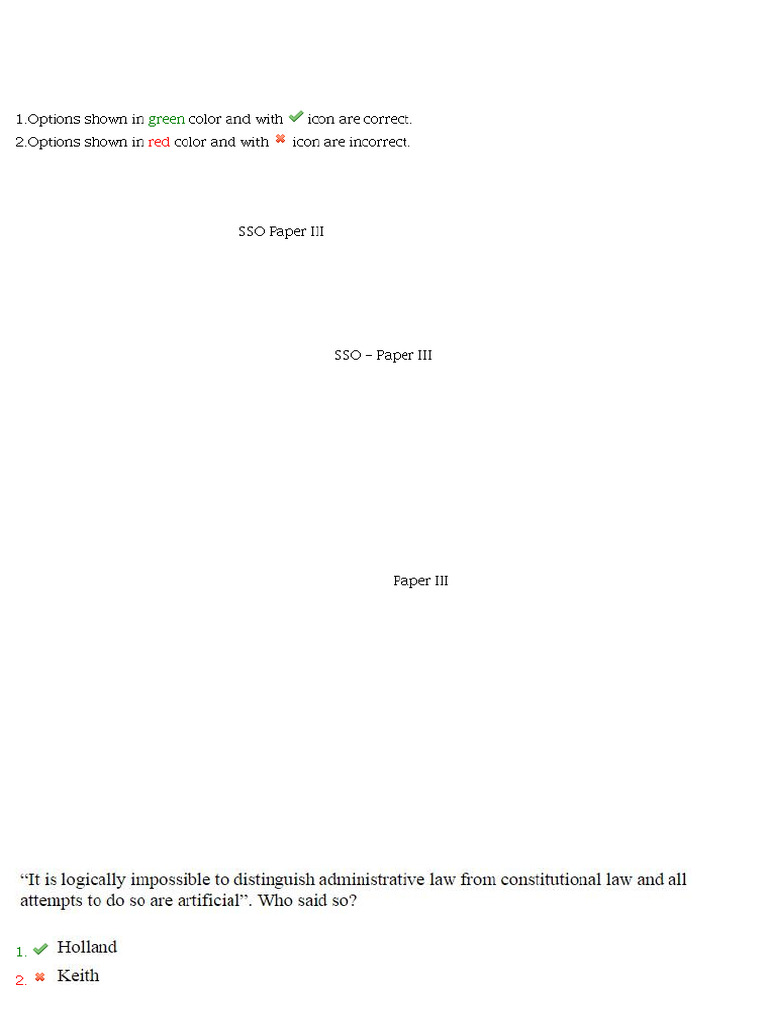 SSO Paper III 21st Feb Shift 1 | PDF | Multiple Choice | Standardized Tests