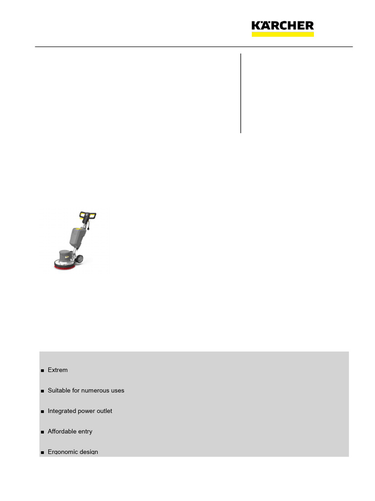 Karcher Cleaning Systems Quotation | PDF | Vacuum Cleaner