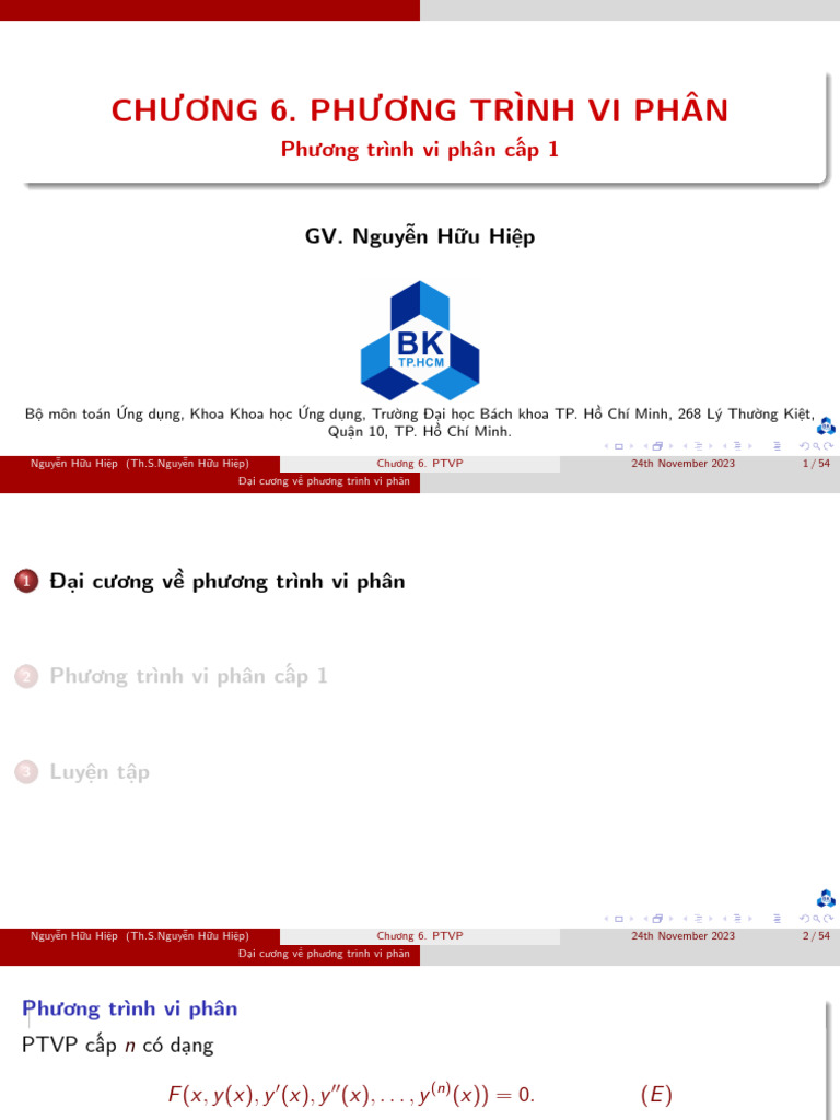 Chương 6.1 PTVP cấp 1 (T.Hiệp) (1) | PDF