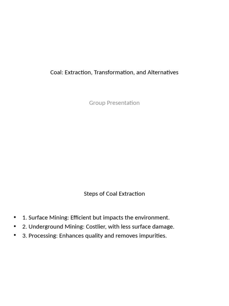 Coal Presentation Updated | PDF