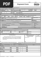 Main Bir Form 0605 Payment Form Philippines | PDF | Taxes | Payments