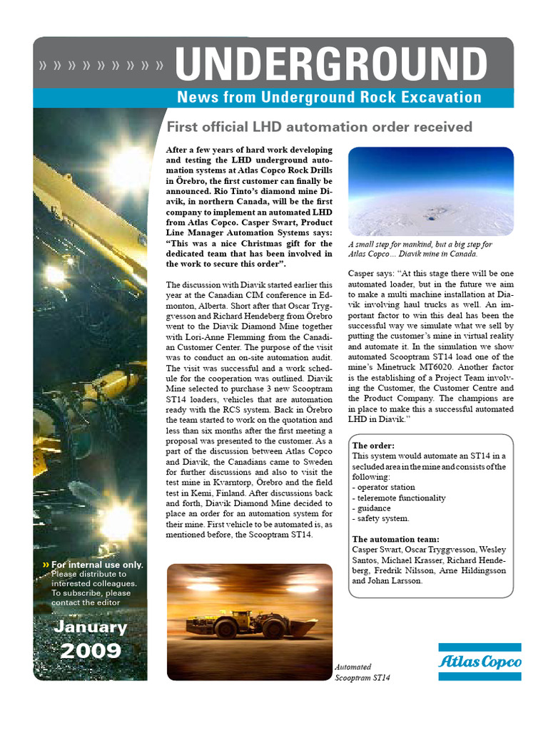 Underground January 2009 | PDF