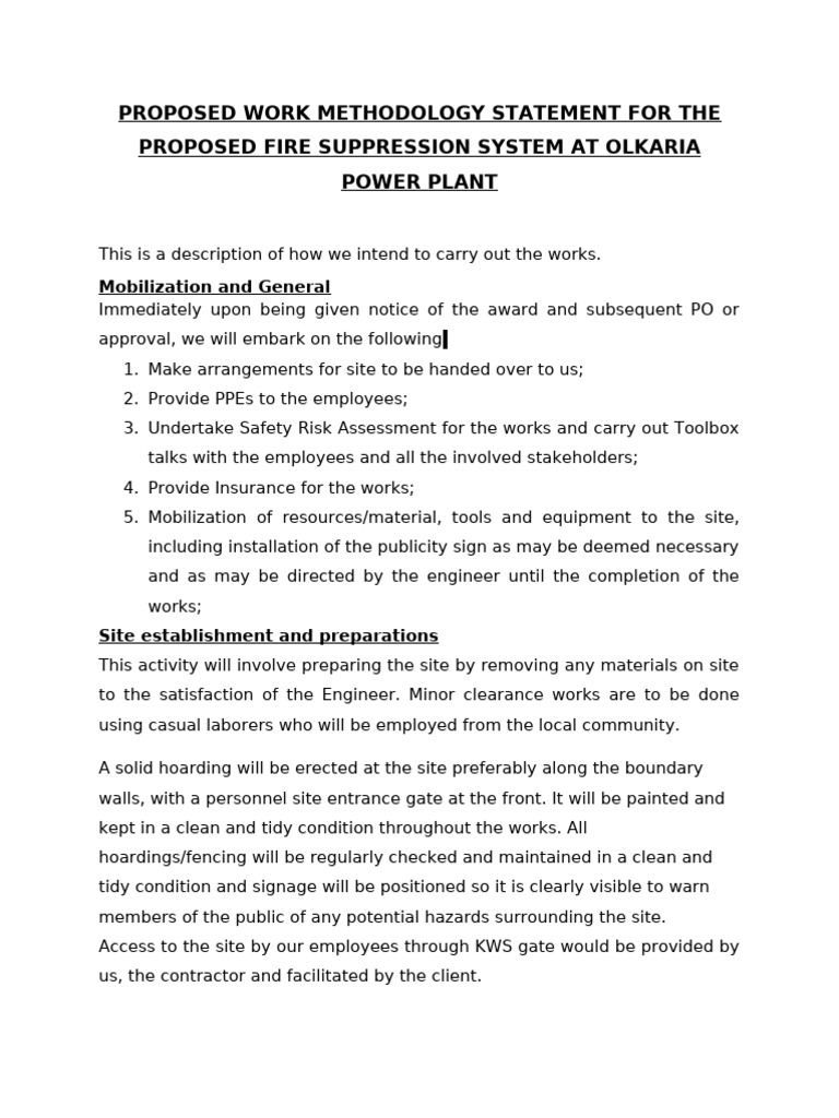 Fire Suppression System Methodology | PDF | Firefighting | Fire Safety